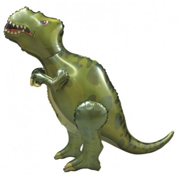 Tyrannosaurus Rex Foil Balloon - Air Inflated – The Pop-Up Party Co.
