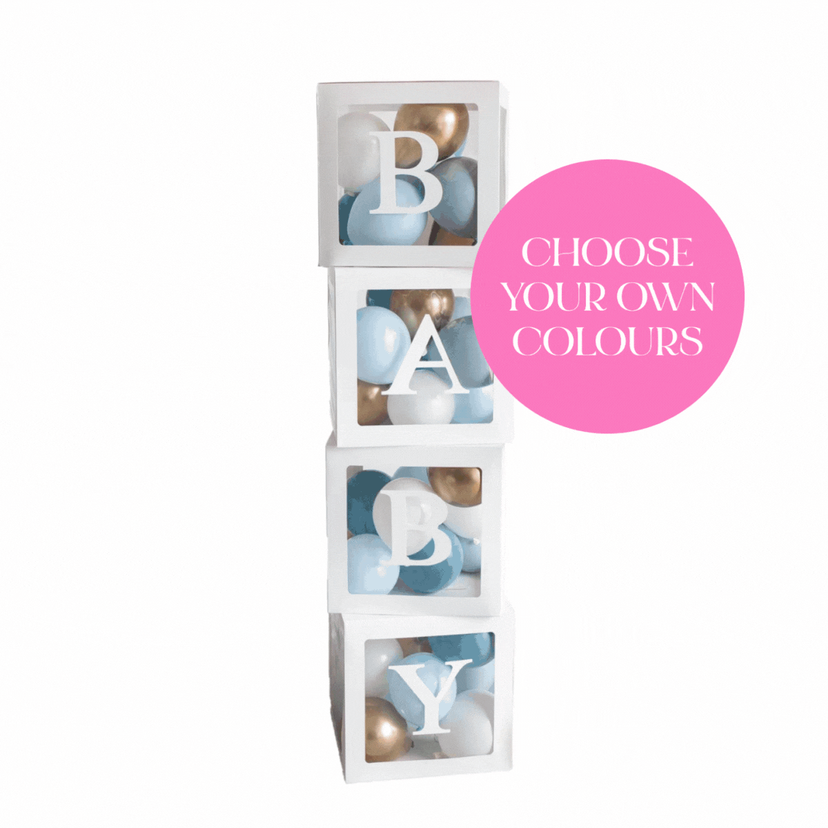 Custom Baby Shower Balloon Box Kit – The Pop-Up Party Co.