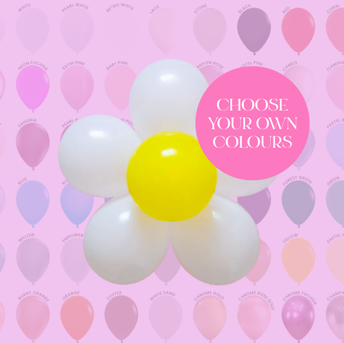 DIY Daisy Balloon Flower Kit – The Pop-Up Party Co.