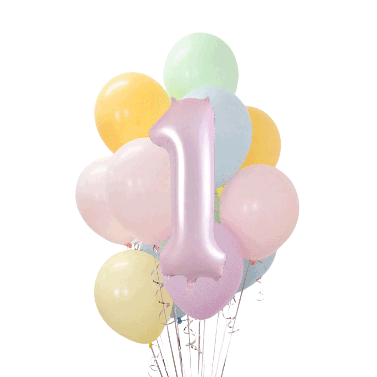 "Pastel Pop" Number Balloon Bunch Bundle – The Pop-Up Party Co.