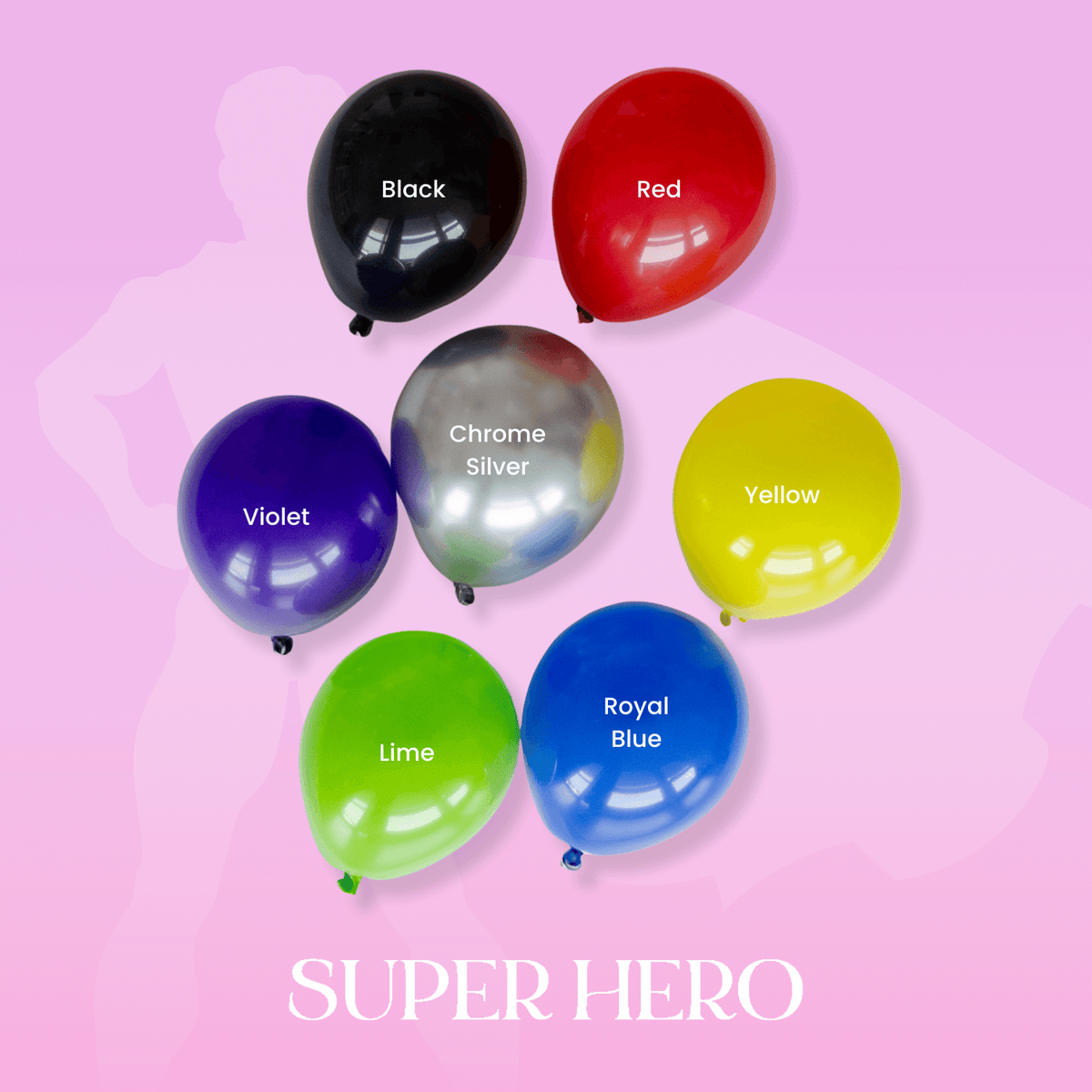 "Super Hero" DIY Balloon Garland Kit – The Pop-Up Party Co.