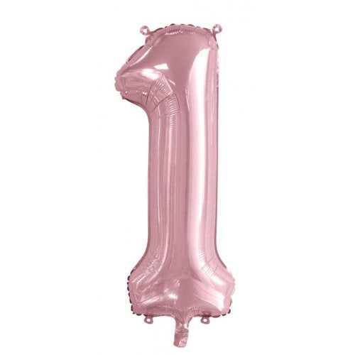 Light Pearl Pink Number Balloon - Large – The Pop-Up Party Co.