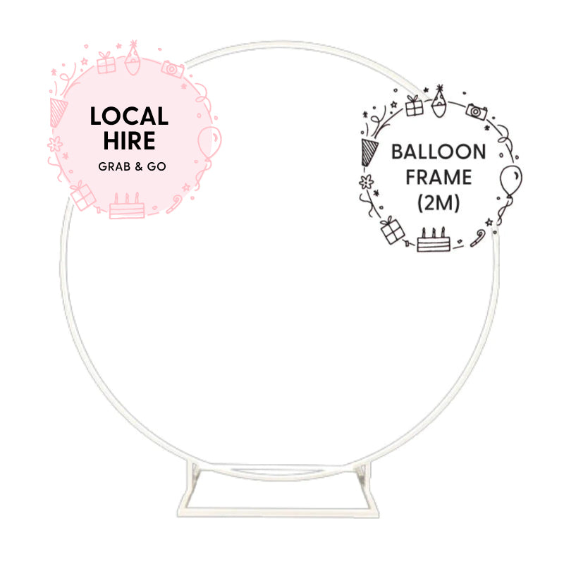 Balloon Frame Hoop Stand Hire – The Pop-Up Party Co.