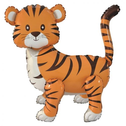 Tiger Foil Balloon - Air Inflated – The Pop-Up Party Co.