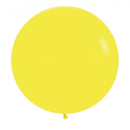60cm large yellow individual balloon – The Pop-Up Party Co.